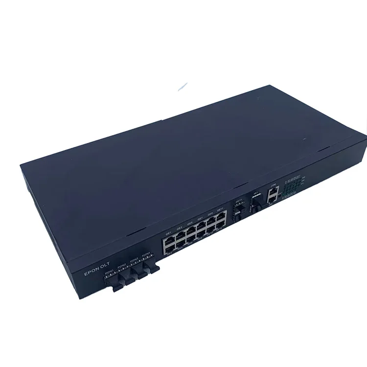 Mini Olt Gpon 4-port Epon 4port Olt 12*ge Rg45,2*ge(sfp ) Hsg 1u Mini ...