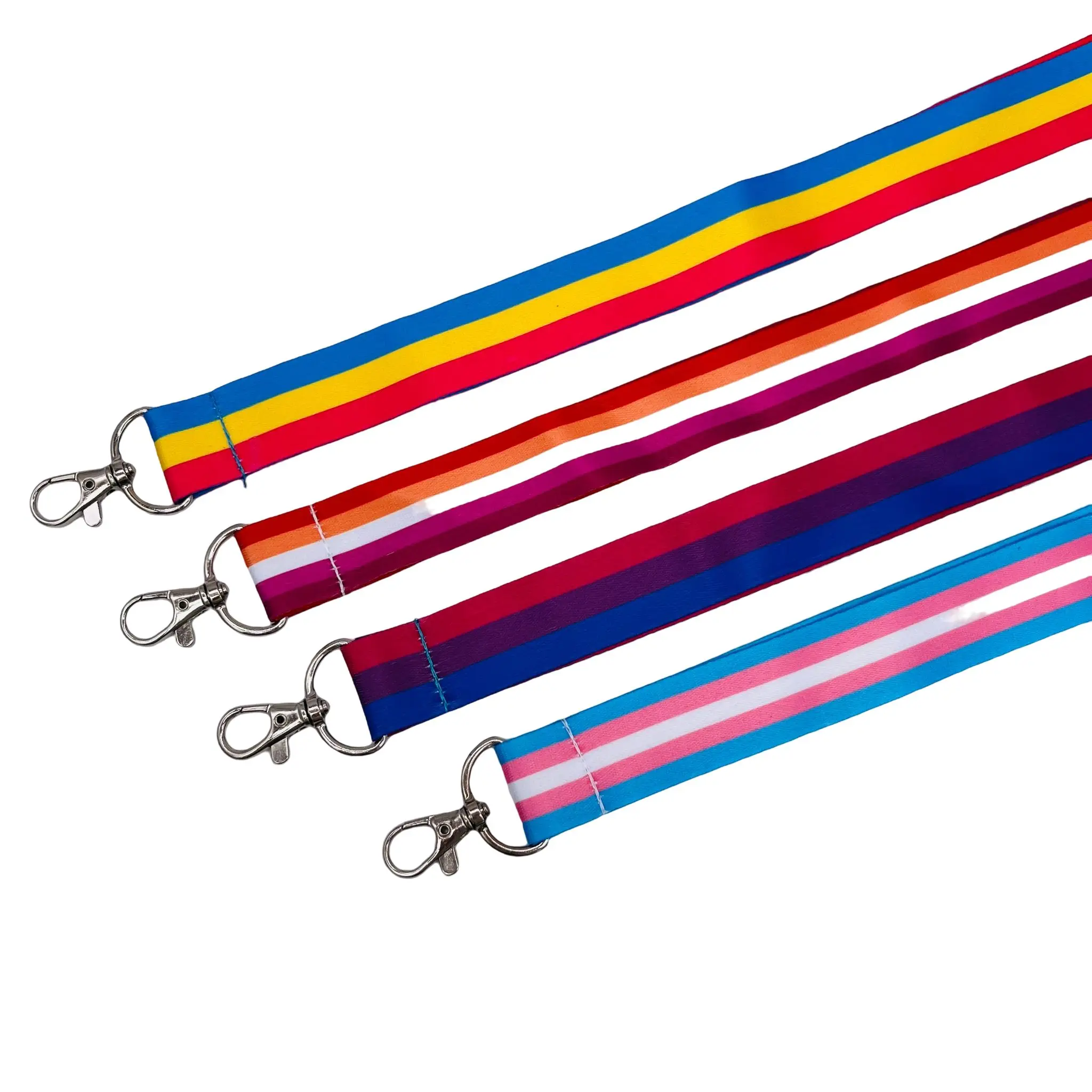 2023 Popular Festival LGBT Rainbow Lanyards Keychain Custom Lanyard for ...