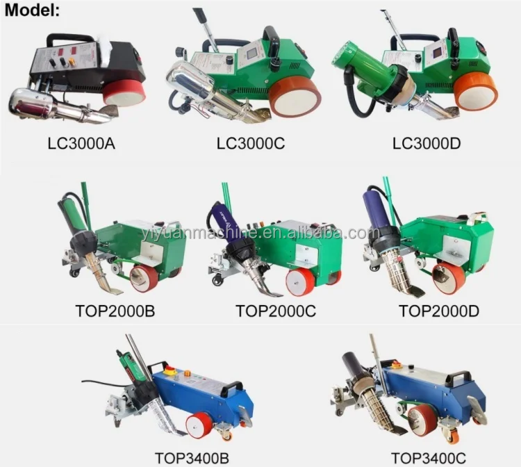 Portable Plastic HDPE, PP, PVC Soldering Hot Air Welding Gun