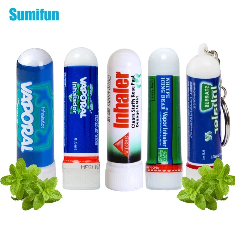 Sumifun 5types Of Nasal Inhaler Mint Cream 100% Original Nasal ...