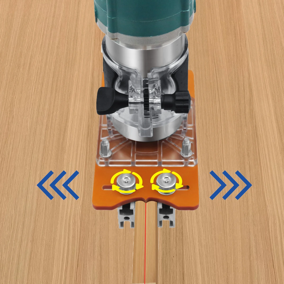 Woodworking 1 Slotting Bracket,Invisible Fasteners Slotting Guide Base ...