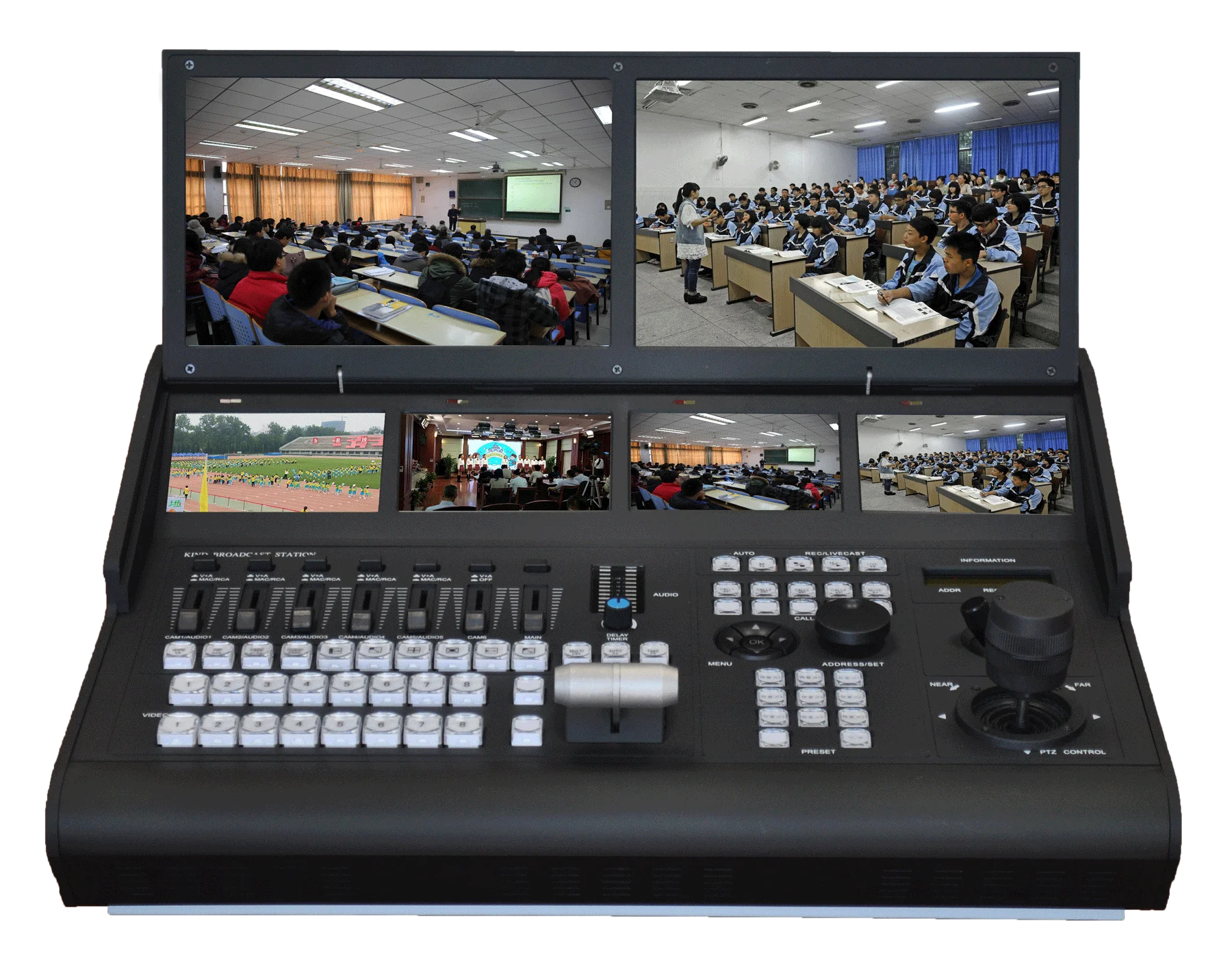 Full Hd Screen Portable Video Switcher Hd Switching Station Live ...