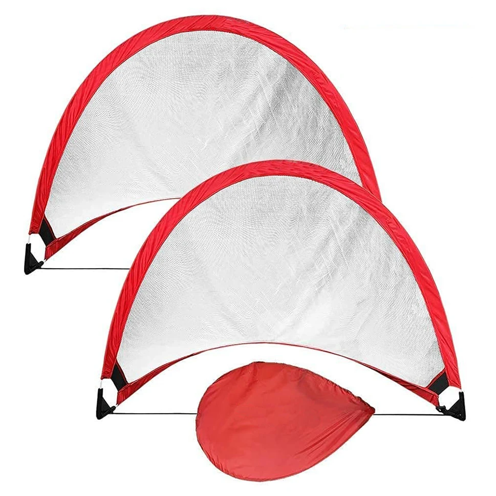 Post Portable Foldable Football Accessories Soccer Ball Nets Training ...