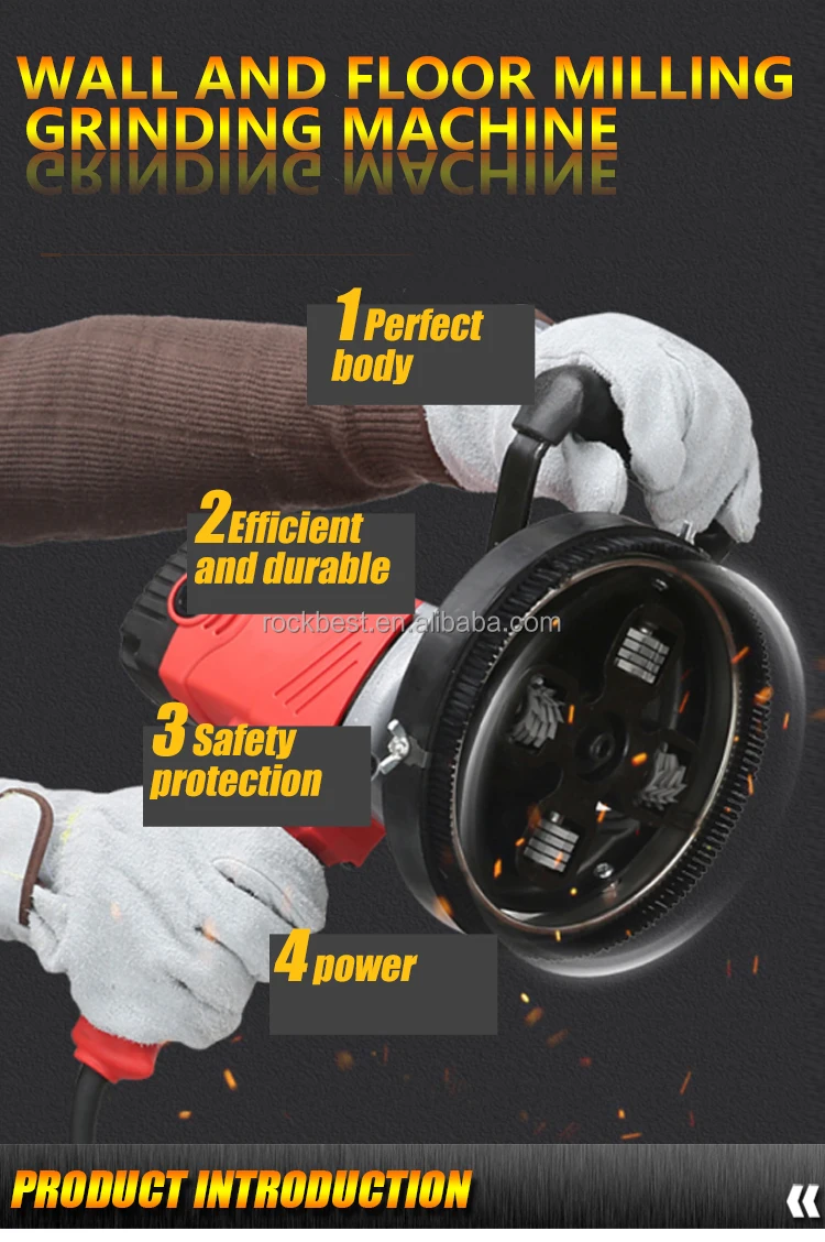 Handheld Concrete Wall Surface Grinder Scarifier - Buy Concrete Wall ...