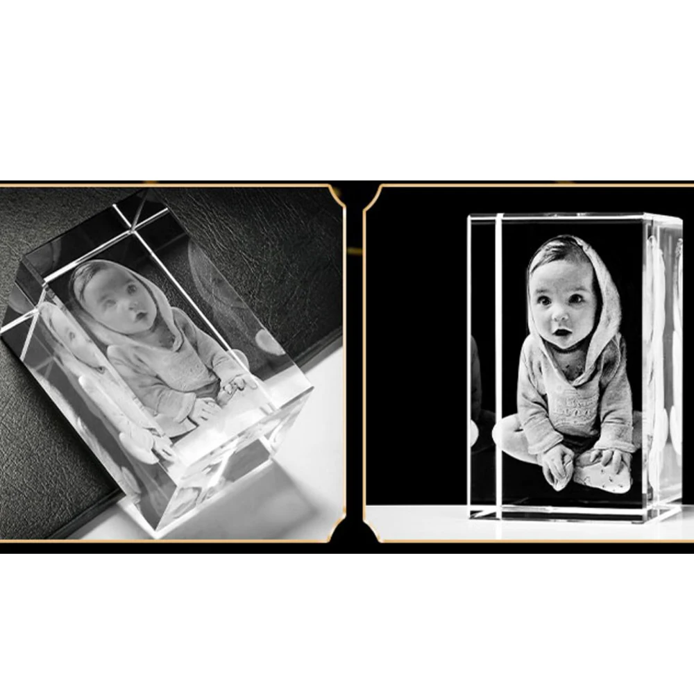 K9 Blank Sublimation No Bubbles Crystal Cube for Gifts