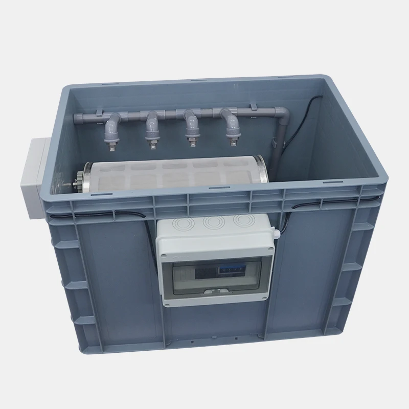 Quiet Design Aquaculture Fish Farm Vacuum Filters Rotary Drum Filter ...