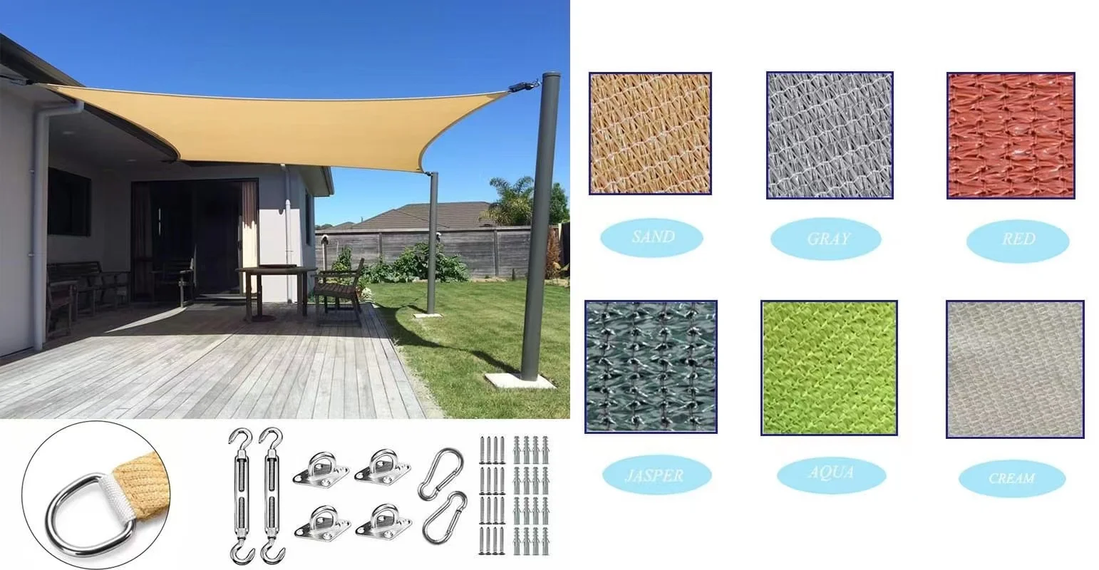 HDPE Shade Sails - Durable & Versatile for Gardens & Patios