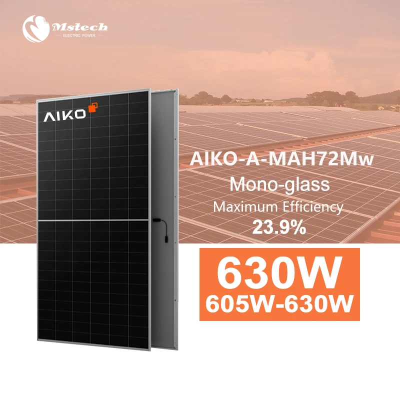 Aiko Solar Module Panel IBC Solaires Panneaux 605W 610W 615W 620W 625W 630W Comet 2N N-Type ABC ...