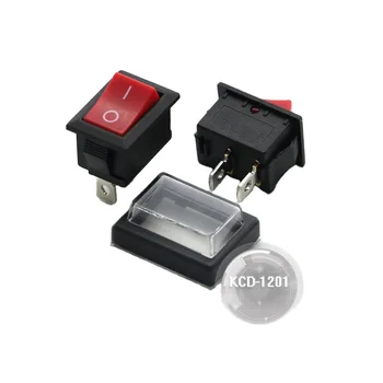 Wnre 2 Pin Kcd Push Button Switch Kcd-1201 Dc 12v Waterproof Rocker ...