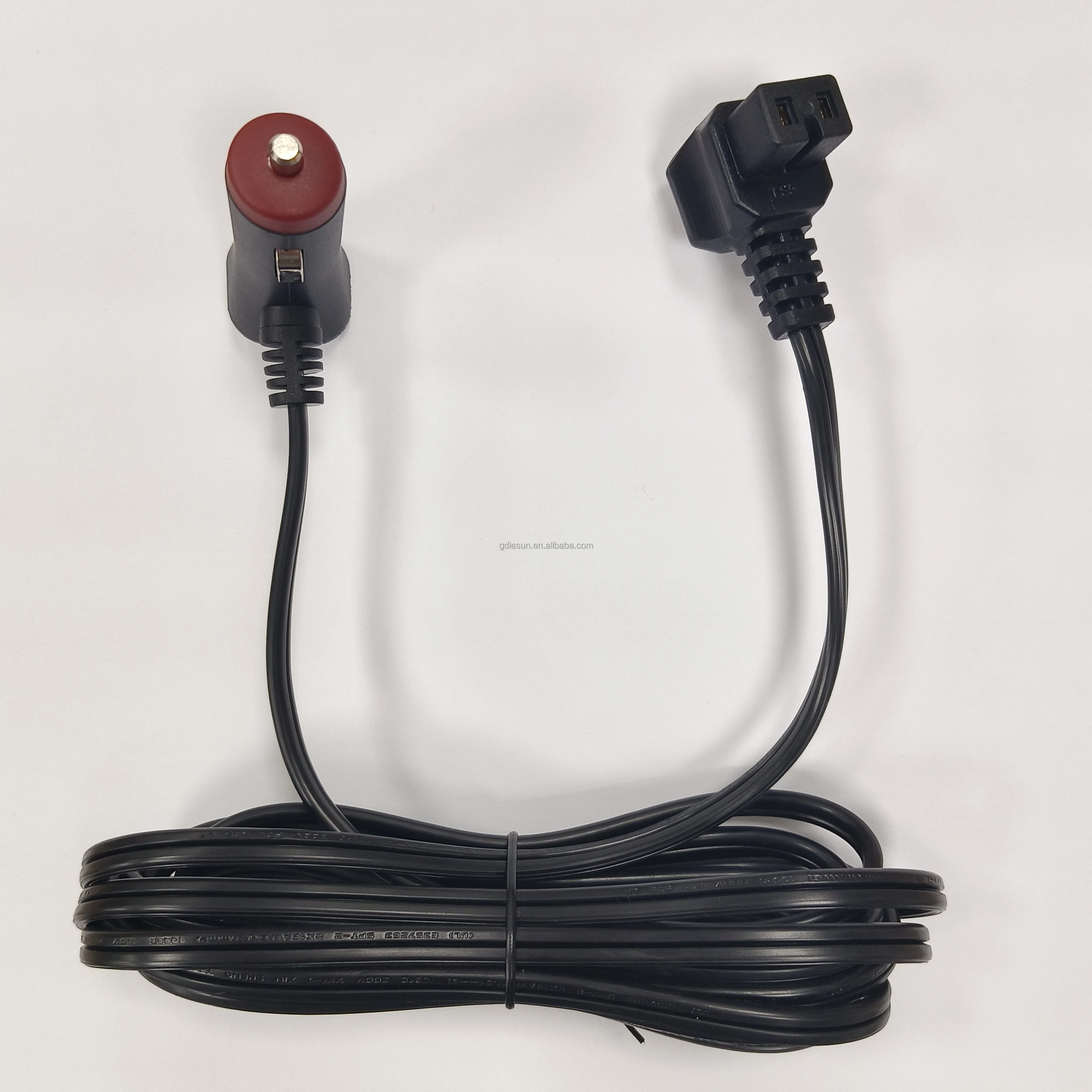 12V 24V 3A Car Cigar Cigarette Lighter Male Wire Harness DC 2pin Power ...