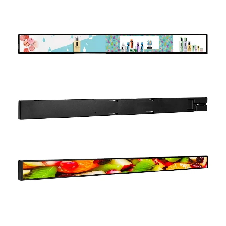 Zkong LCD Strip Screens - Digital Signage for Supermarkets