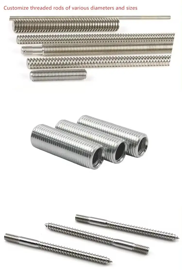 M25 M20 N54 Carbon Fiber Screw Fittings Metallic Thread Building Acme ...