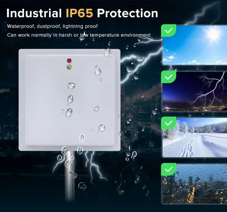 30dbm RS232 RS485 Interface RFID Card Reader for Access Control