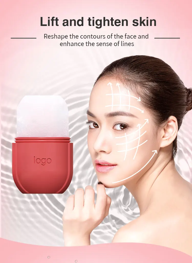 Portable Silicone Ice Roller - Face Massager & Wrinkle Remover