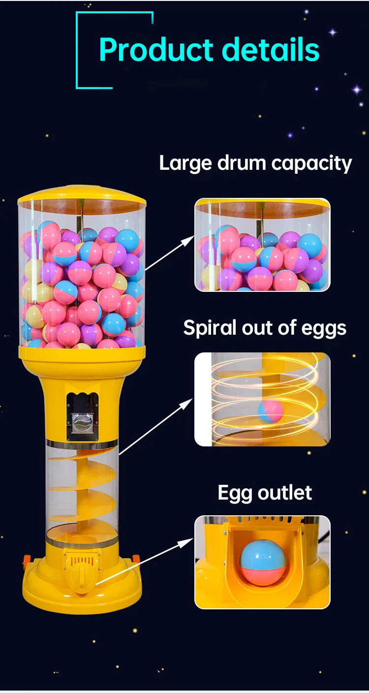 Coin Vending Machinecoin-Operated Bouncy Ball Machine Self-Service ...