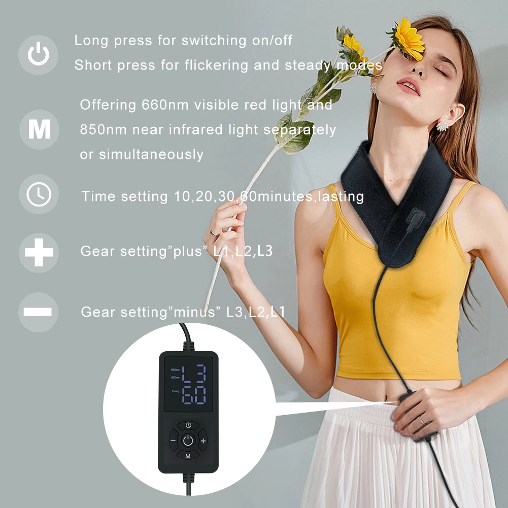 Hot Compress Therapy For Cervical Spine Graphene Electric Heating ...