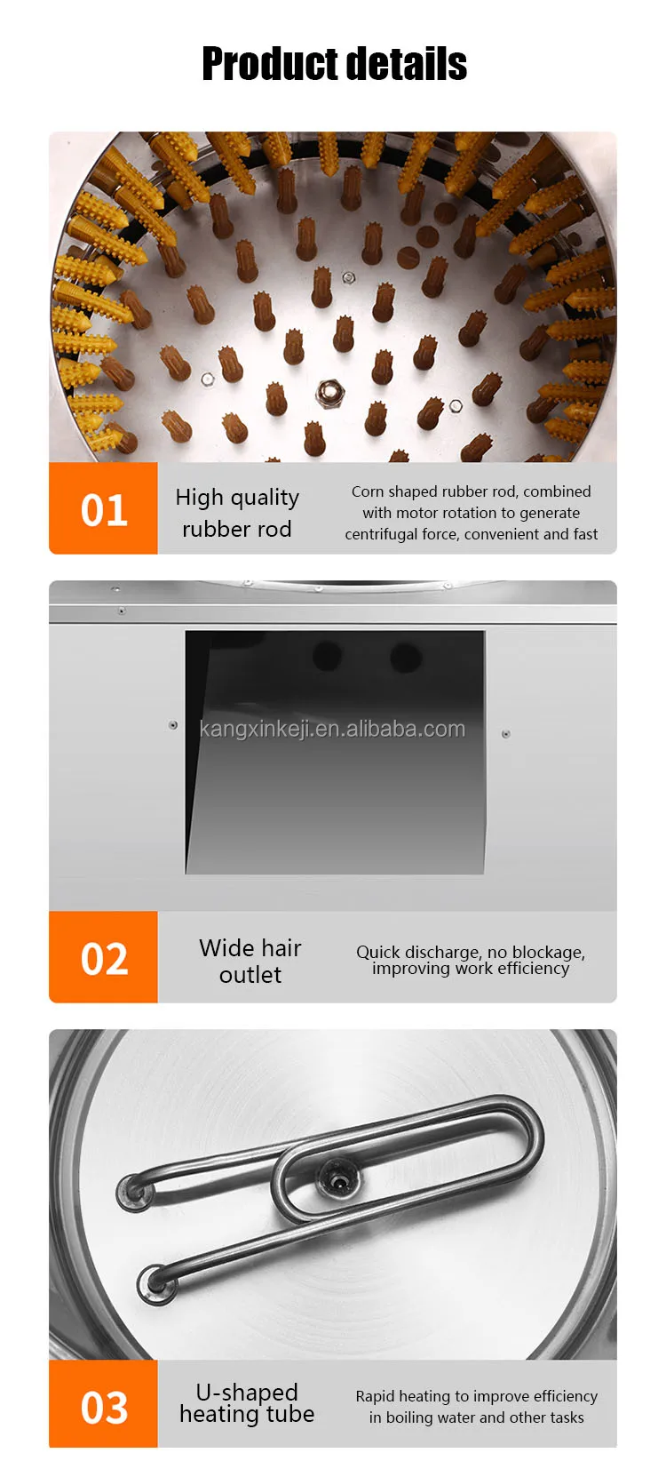 Automatic Feather Removal Poultry Machine Chicken Plucker - Buy ...