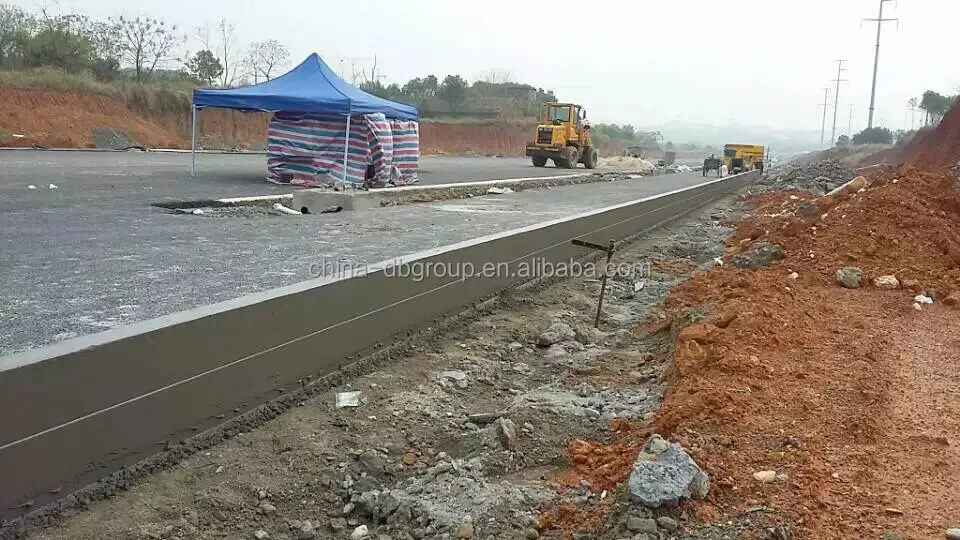 Road Construction Machinery Concrete Curb Kerb Extruder Making Machine ...