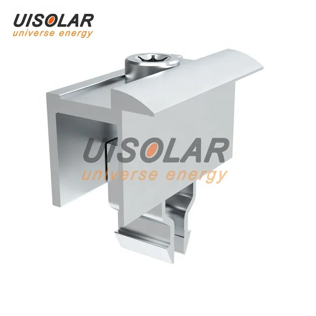 Aluminium Solar Mounting Structure Clamps - Durable & Efficient