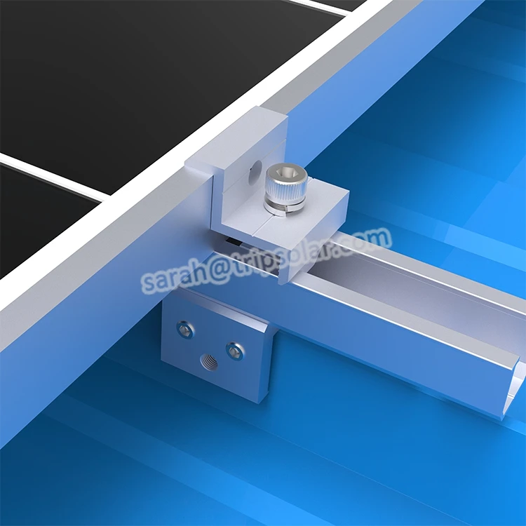 Aluminum Standing Seam Roof Mounting Clamp Solar Roof System For 2 ...