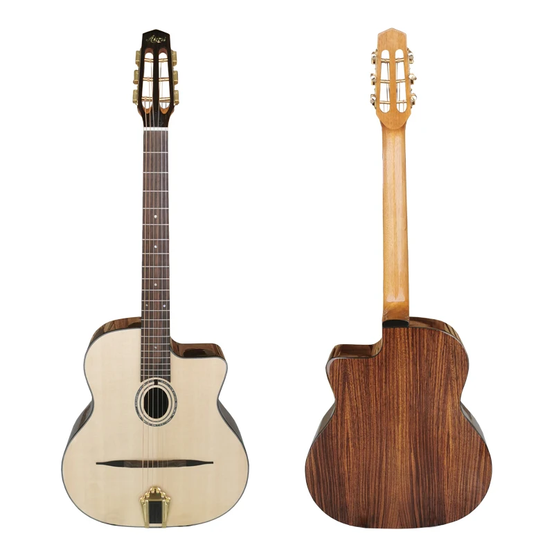 Aiersi Gypsy Jazz Guitar - Vintage Acoustic Musical Instrument