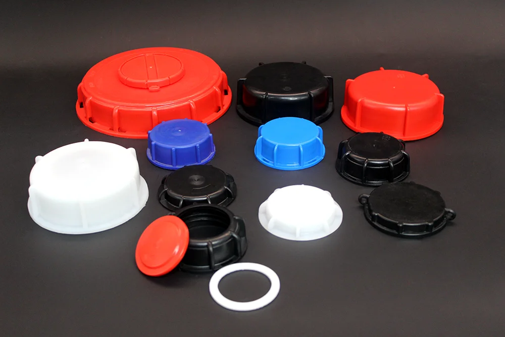 2-Inch Black Ball Valve cap/lid with S60*6 Coarse Thread DN50 Deep Dust ...