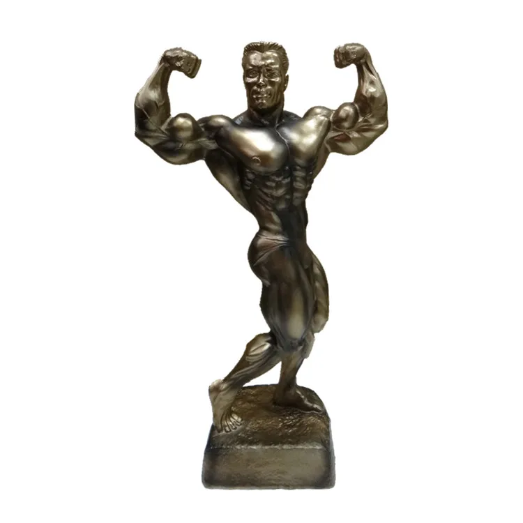 Man Physique Bodybuilding Statue Trophy Award For Competition - Buy Man ...