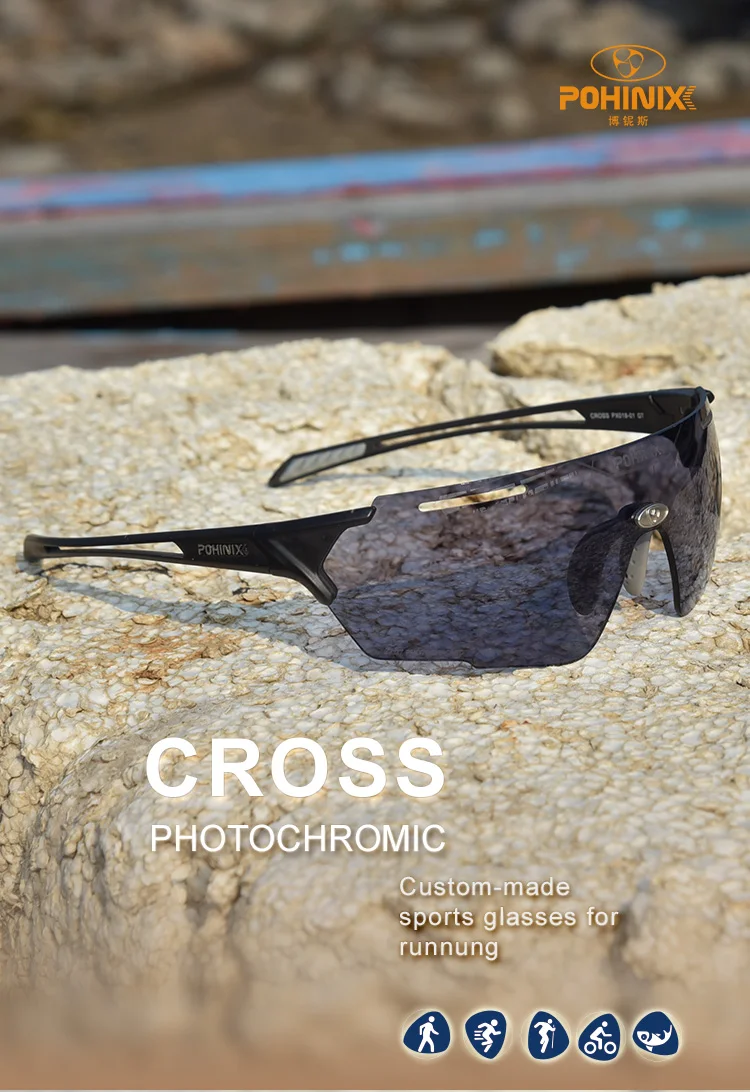 Photochromic Lens Cycling Glasses Uv400 Men Women Sports Sunglasses ...