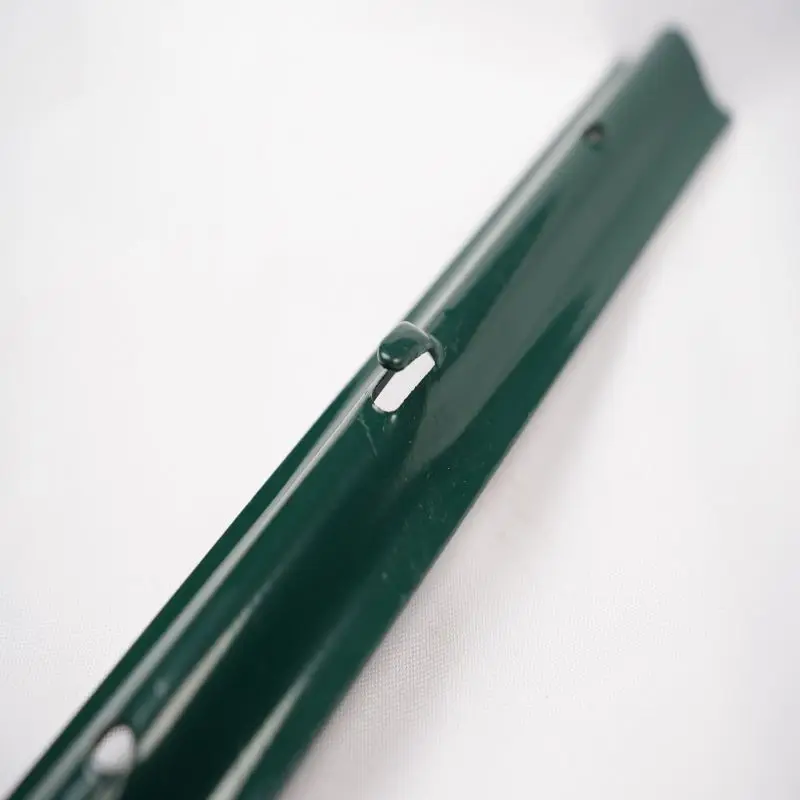 Green Color Steel U Channel Posts Stake U Fencing Post with Anchor ...