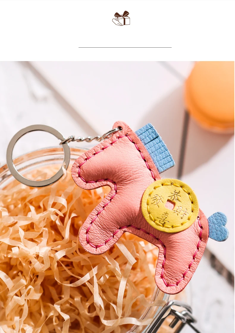 Make Your Own Keychain Keyring Blank Cartoon Custom Frame Leather Diy ...