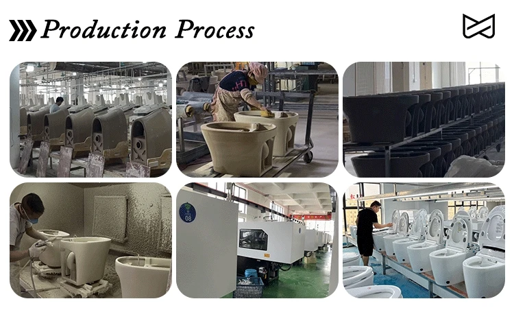 Sanitary Ware Floor Mounted Rimless P-trap Ceramic White Toilet Two ...