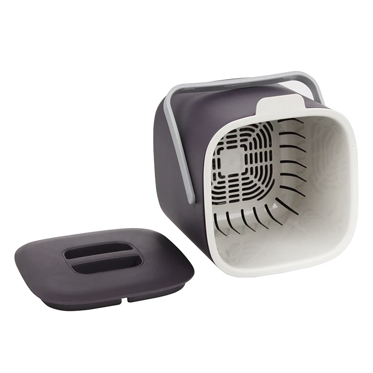 Food Waste Basket Bin for Kitchen Small Countertop Plastic Waste Bin ...