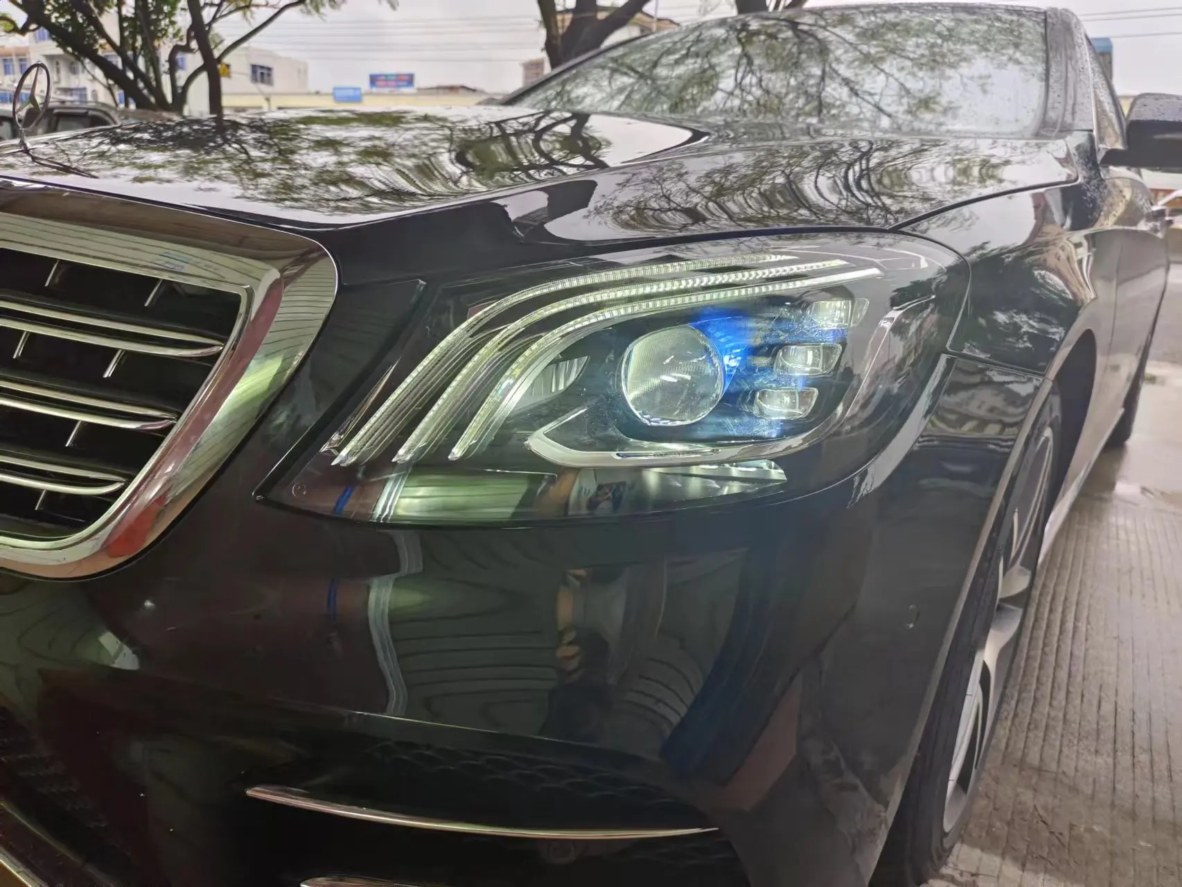 Formercedes-benz S-class W222 Geometric Multi-beam Headlights 2014-2023 ...