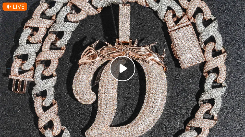 New chains arrival high quality moissanite jewelry Product Show Stream ...