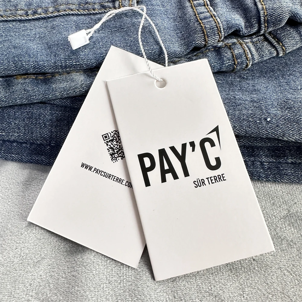 Custom Hang Paper Tag Labels Price Tags for Clothes Garment Clothing ...