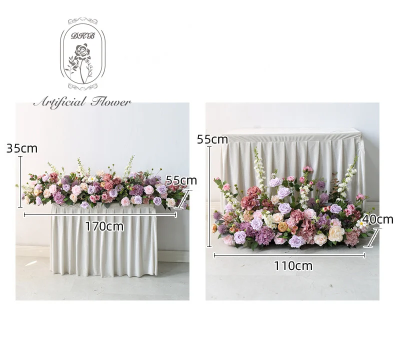 Eco-friendly Artificial Flower Table Runners for Events