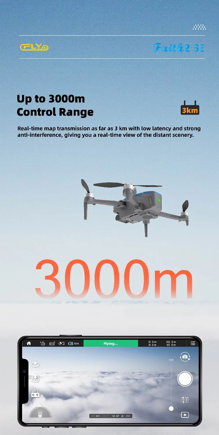 Professionnel 3000mah Flycam Photography Dron Con Gps Drones With 4k ...