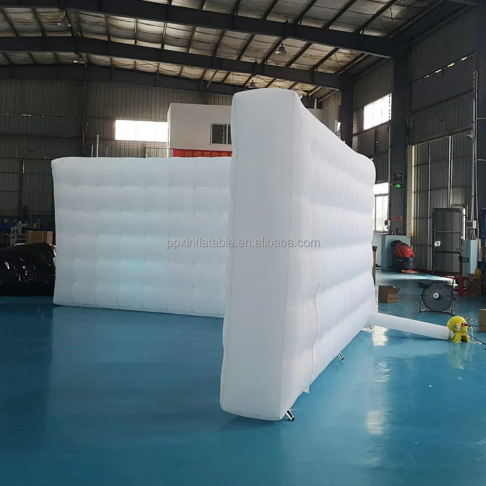 Curve Straight Inflatable Backdrop With Lighting Strips Photo Booth Led ...