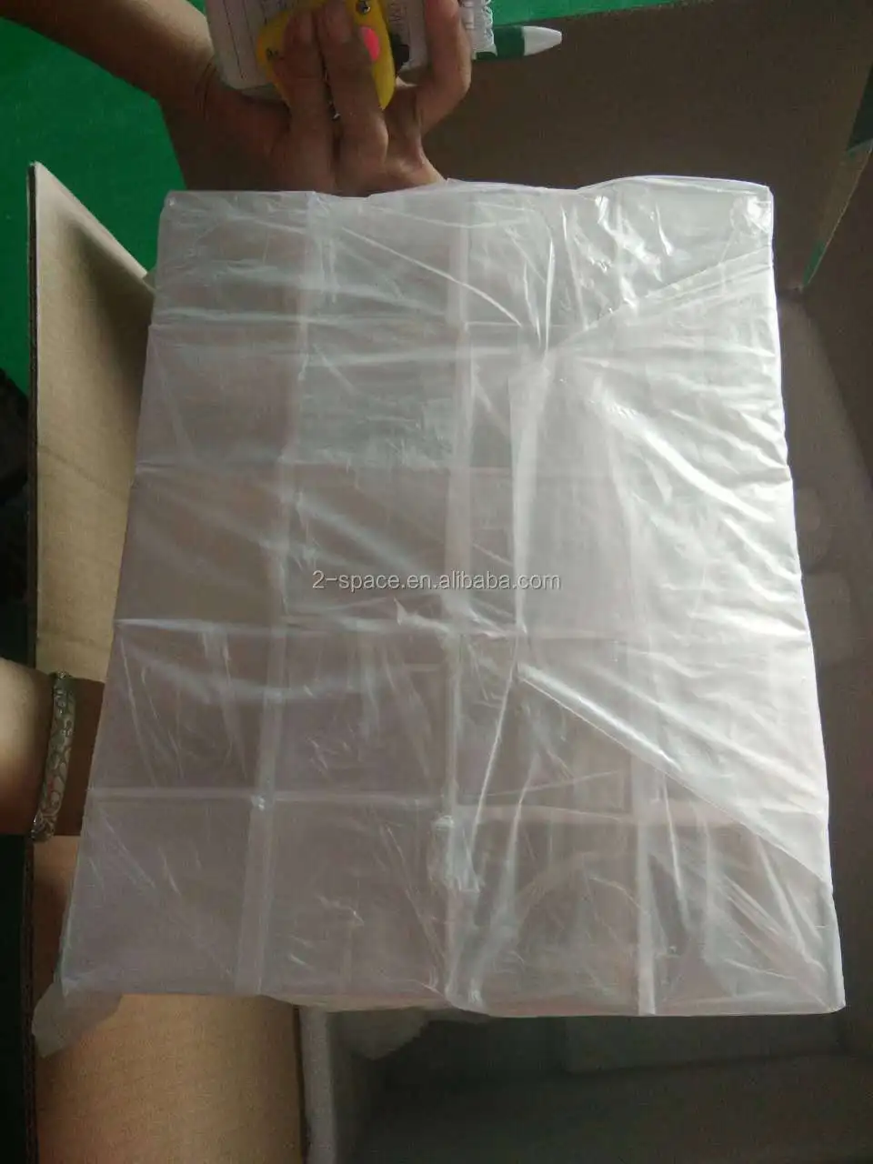 55x55x55mm Clear Plastic Square Cube Box With Lid Party Favors Small ...