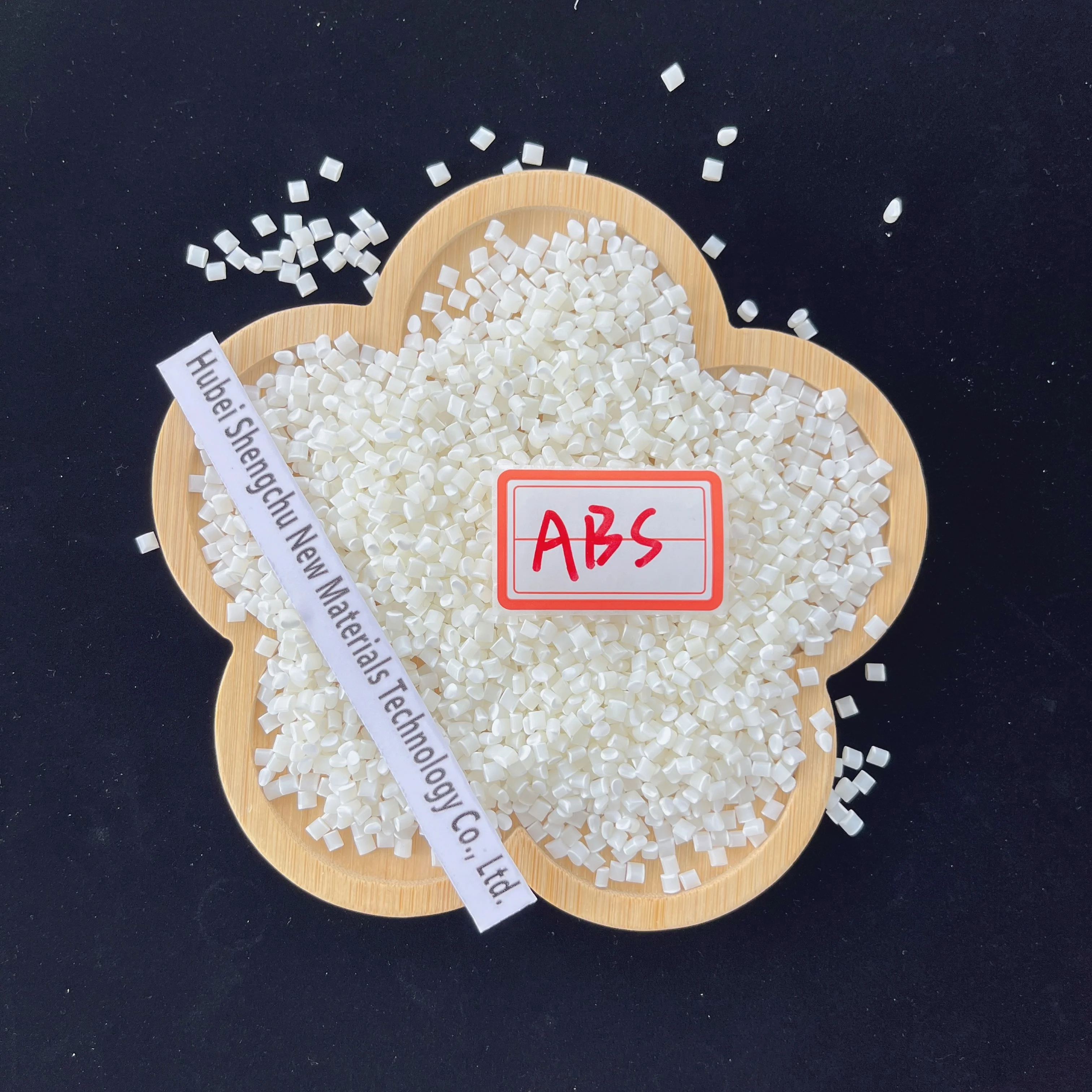 High Impact Resistance Raw Plastic Granules Recycled White ABS Pellet ...