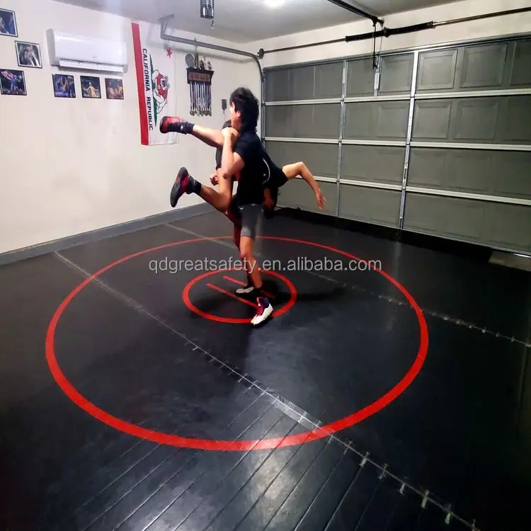 Roll Out 15x15 and 20x20 Wrestling Mats for Martial Arts