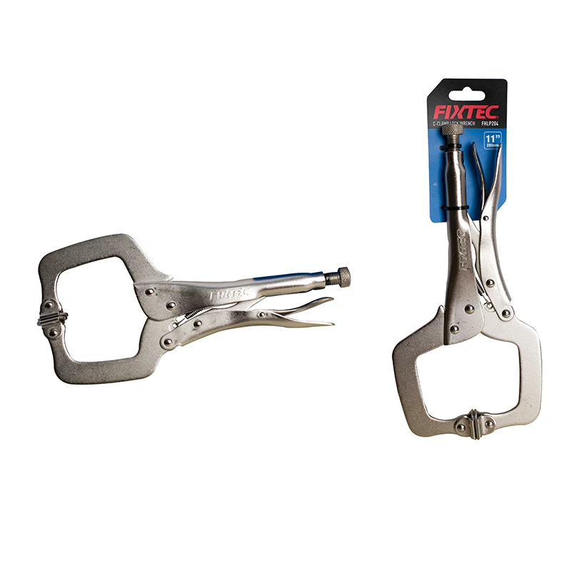 Fixtec 11" Locking C-clamp Carbon Steel Locking Pliers Adjustable ...