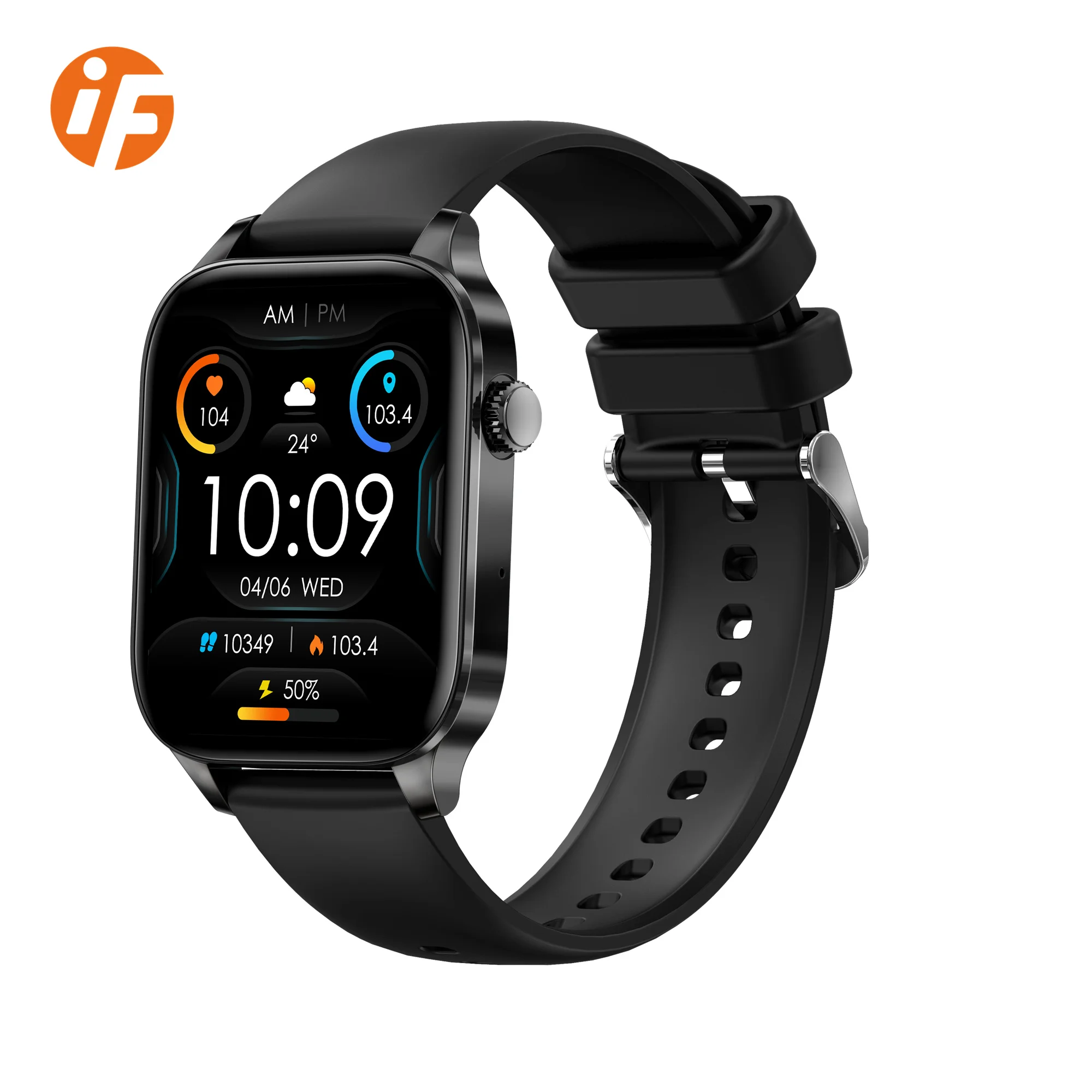 INNOFOVO ECG Smartwatch - Blood Oxygen Monitoring with GPS