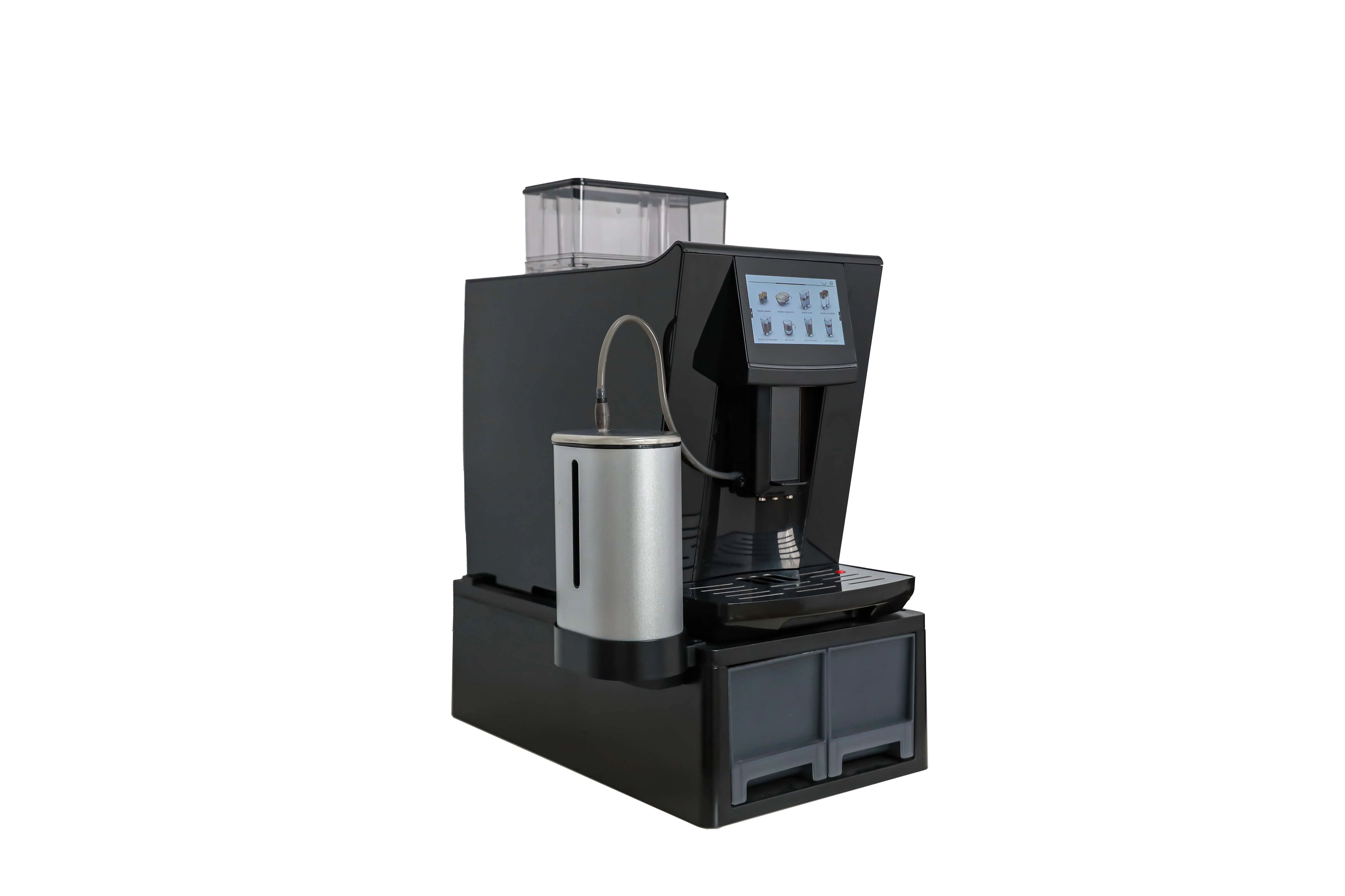 Commercial Use 19 Beverages 5" Touch Screen Double Latte Cappuccino ...