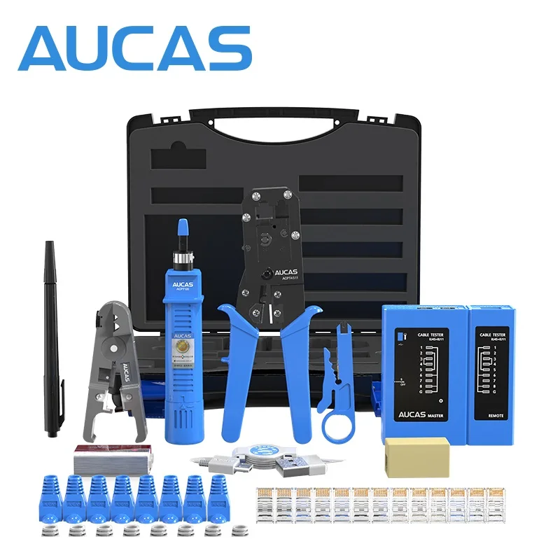RJ45 Network Tool Set - Versatile Crimping & Testing Tools