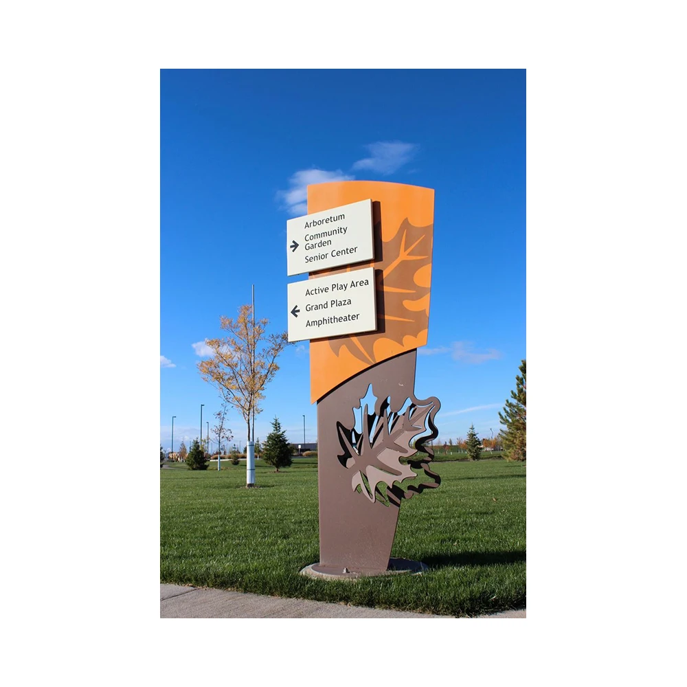 Customized Double-Sided Pylon Sign | LED Illuminated Acrylic ...