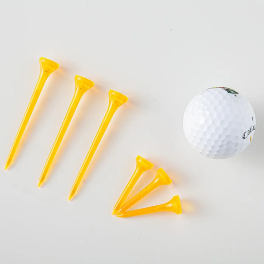 Zero Friction Orange Crystal Plastic Golf Tee 38/72mm Golf Club Bracket ...