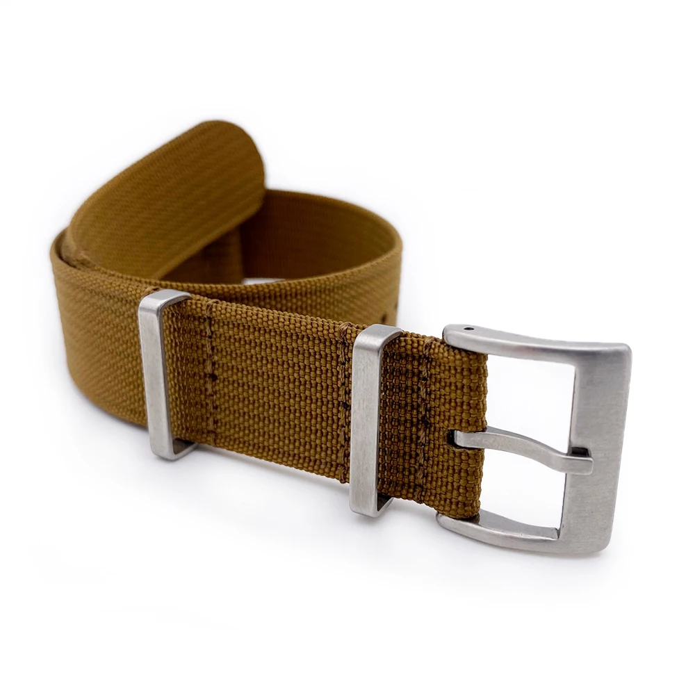 Custom One Pass 19mm 21mm Fabric Watch Belt - Durable & Stylish