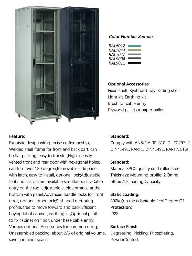 E-abel Server Rack Cabinet - Secure and Soundproof Storage