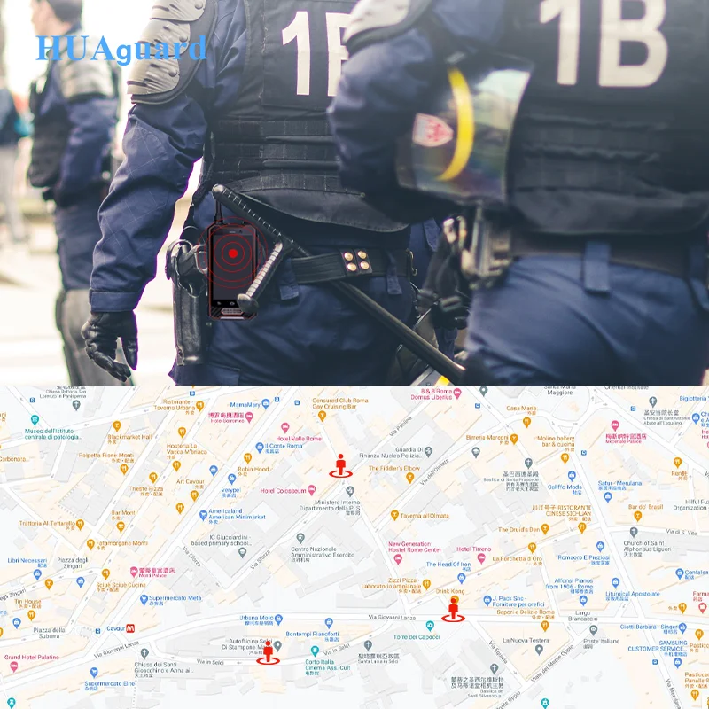 IP68 GPS RFID Tracking and Biometrics for Security Patrols